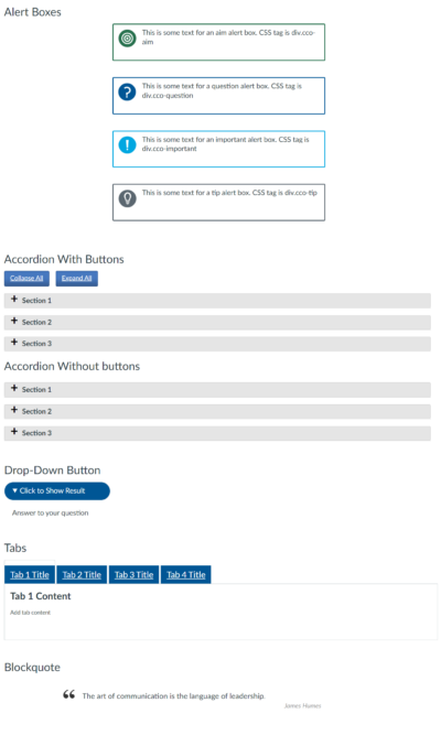 Elearning @ Champlain College Online Style Elements - Elearning ...
